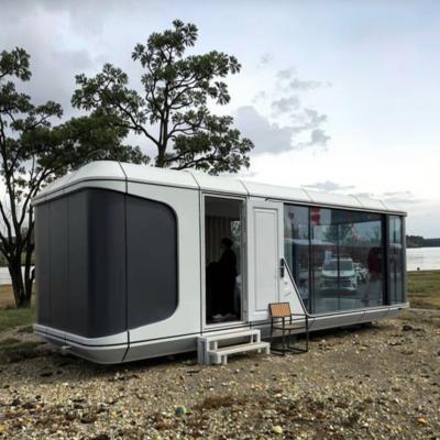 China Luxury Modular Prefabricated Steel Frame Capsule Homestay 2 Person CE ISO Certified Customizable for sale