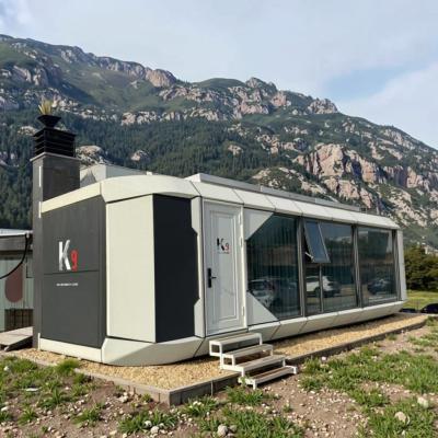 China Capsule Mobile Home K9 Fast Assembly Steel Frame Sandwich Panel Waterproof Office Shop Use for sale