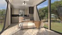 China FULL KING Capsule Homestay Container House Steel Frame CE ISO Customizable Single Double for sale