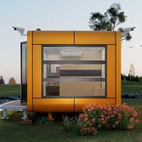 China Modern Luxury Portable Container House with LED Lighting Aluminum Hollow Tempered Glass 20ft for sale