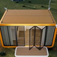 China 12kW Custom Apple Cabin Prefab Mobile Outdoor House for Small Studio and Live Streaming Room for sale