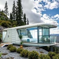 China Modern Luxury 40ft Mobile Capsule House Prefab Container with Chinese Design Style for sale