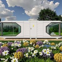 China Homestay Space Capsule Mobile Hotel Intelligent Capsule House 2 Person Galvanized Steel Frame for sale