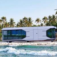 China Chinese Design Mobile Space Capsule Container House K7 Durable Sandwich Panel for Hotel Villa Office for sale