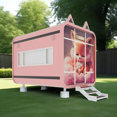 China Apple Cabin House with Carbon Crystal Integrated Board - Prefab Hotel Accommodation 20-40 sqm Customizable for sale