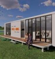 China Apple Cabin House with Carbon Crystal Integrated Board - Prefab Hotel Accommodation 20-40 sqm Customizable for sale