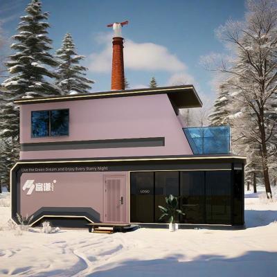 China Prefab Space Capsule House 20ft Modular Tiny Home for Camping Hotel Glamping for sale