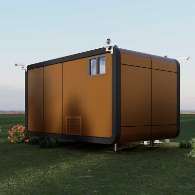 China Modern Luxury Portable Container House with LED Lighting Aluminum Hollow Tempered Glass 20ft for sale