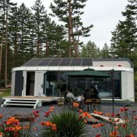 China Fuqian 2025 Steel Structure Mobile Home Capsule Container House with Balcony for Outdoor Use for sale