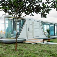 China Fuqian Intelligent Mobile Space Capsule Waterproof Steel Structure K7 for Outdoor Warehouse Use for sale