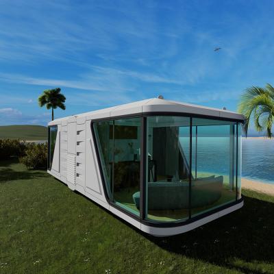 China Prefabricated Space Capsule House Modern Design Smart Home 45dB Sound Insulation for sale