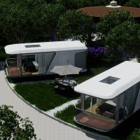 China Fuqian Luxury Camping Space Capsule Steel Sandwich Panel Hotel Room B7 CE ISO for sale