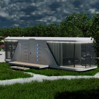 China Luxury 2-3 Bedroom Modern Prefab Smart Tiny Space Capsule Mobile Modular Container Home with Kitchen for sale
