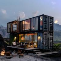 China Modern Luxury Space Capsule Prefabricated Home 8500mm x 3300mm for Hotel Office Use for sale