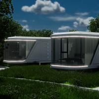 China Factory Customization Modern Luxury Living Capsule House Hotel 28 Square Meters Mobile Space Capsule for sale
