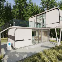 China Double Apple Cabin Aluminum Container House 9000kg with Solar Panels for Hotels Resorts Offices for sale
