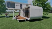China FULL-KING Apple Cabin House - Custom Prefabricated Accommodation with 9-Level Wind Resistance & 6-Level Waterproof for sale