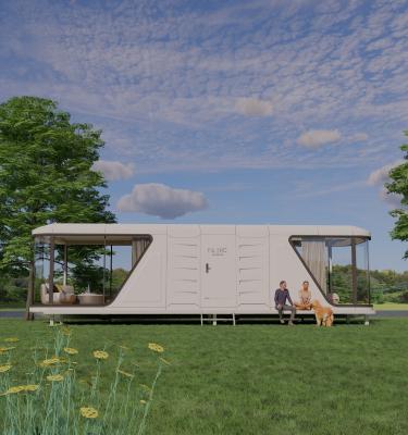 China Aluminum Intelligent Space Capsule House 11.5m x 3.3m Prefabricated Homestay for sale