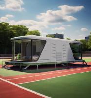 China 2 Bedroom Space Capsule House with Kitchen Modular Prefabricated Home 5.8m Length for sale