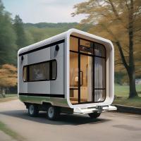 China Modern Luxury Space Capsule Mobile Office & Living Unit - 40ft Container Size, -35°C to +60°C Temperature Range for sale