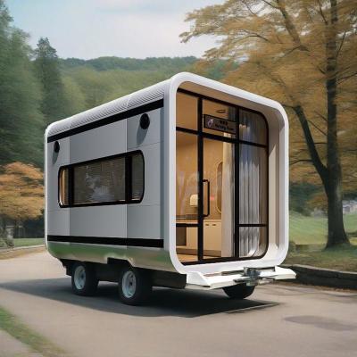 China Modern Luxury Space Capsule Mobile Office & Living Unit - 40ft Container Size, -35°C to +60°C Temperature Range for sale