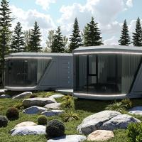 China Fuqian B7 Space Capsule Kitchen Steel Frame Container House with Sandwich Panel for Hotels Villas Offices for sale