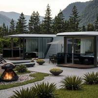 China Fuqian B7 Space Capsule Kitchen Steel Frame Container House with Sandwich Panel for Hotels Villas Offices for sale