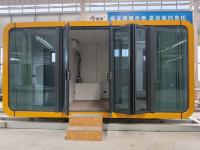 China Full-King Apple Cabin Office Prefab Modular Building with Smart Control 80x80mm Steel Frame for sale