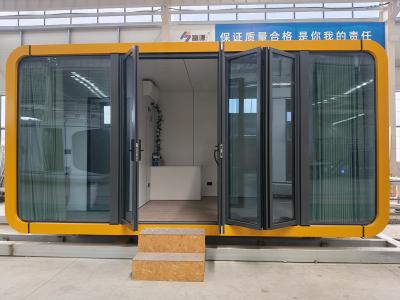 China Apple Cabin Prefabricated Building with 80x80mm Steel Frame & 2.0mm Aluminum Shell - CE/ISO Certified Custom Office & Resort Furniture for sale