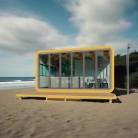 China FULL-KING Apple Cabin Modular Prefabricated Office 80x80x2.5mm Galvanized Steel Structure for sale