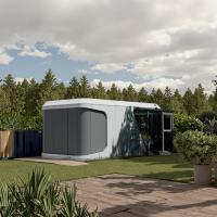 China Customizable B5 Capsule Container House for Outdoor Hotels with Balcony CE ISO for sale