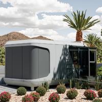 China Custom Prefab Capsule House with Galvanized Steel Frame for sale