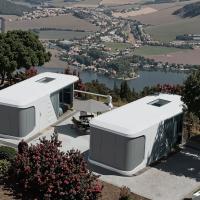 China Custom Prefab Capsule House with Galvanized Steel Frame for sale