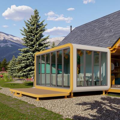 China Minimalist Prefabricated Apartment Mobile Space Capsule Unique Needs Expandable House for sale