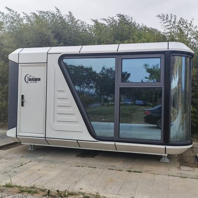 China 8m x 3.3m x 3.2m Space Capsule House with Panoramic Skylight and Smart Home System for sale