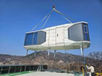 China Movable Panoramic Skylight Space Capsule House Outdoor for sale