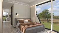China Futuristic Space Capsule House with Smart Control and Immersive Experience 6mm Hollow Tempered Glass for sale