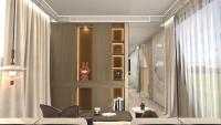 China 12 kW Modular Space Capsule Homestay for Hotels Resorts Outdoor Use 80x80x3.0 Steel Frame for sale