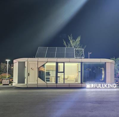 China Customizable Mobile Capsule House with 9000kg Weight and Grade 10 Wind Resistance for Outdoor Hotels for sale