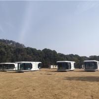 China Prefabricated Capsule House Modular Cabin for Camping Beach Backyard for sale