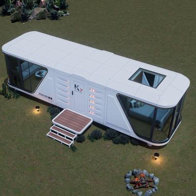 China Luxury Smart Prefab Container House 20ft with Bathroom Kitchen Eco-Friendly Mobile Home Villa for sale