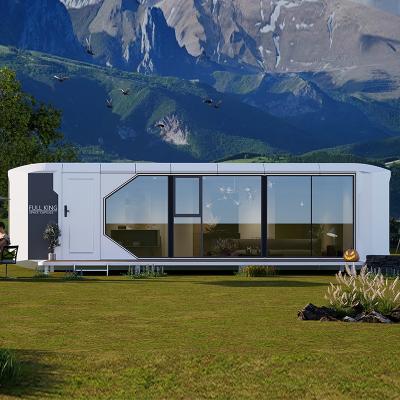 China Outdoor Prefabricated Integrated Container Capsule House 11000KGS 10KW for Office Homestay Scenic Spot for sale