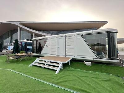 China Customizable Space Capsule House 11.5M Hot Dip Galvanized Steel Mobile Home for sale