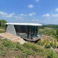 China Movable Space Capsule House with Smart Control 11.5m x 3.3m for sale