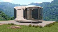 China Fullking Outdoor Smart Space Capsule 5.8x3.3x3.2m Prefabricated Modular Hotel for sale