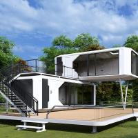 China Steel Mobile Prefab Container Home 20ft-40ft Portable Modular Building with Fireproof & Waterproof Construction for sale