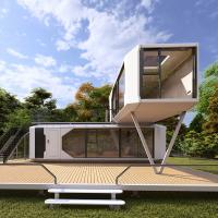 China Steel Mobile Prefab Container Home 20ft-40ft Portable Modular Building with Fireproof & Waterproof Construction for sale