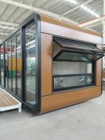 China Galvanized Light Steel Frames Apple Cabin House with Aluminum Surface Treatment and Customized Layout for sale