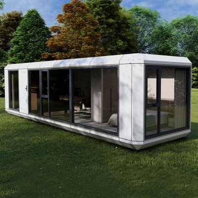 China Outdoor Apple Shaped Mobile Home Space Capsule Prefab House 10KW Galvanized Steel for sale