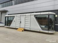 China Prefabricated Space Cabin with Balcony Galvanized Steel Frame 20ft Modular Home for sale